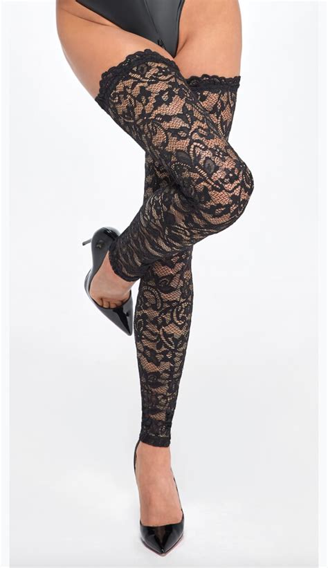Black Woman Lace Stockings Misbehaved