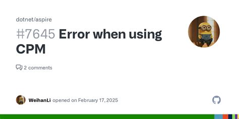 Error When Using Cpm · Issue 7645 · Dotnetaspire · Github