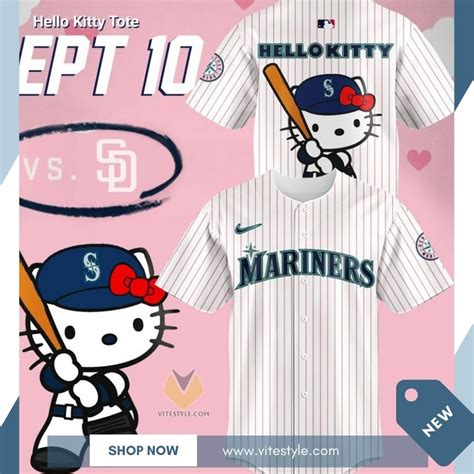 How Does The Hello Kitty X Seattle Mariners Jersey Look Vitestyle Store