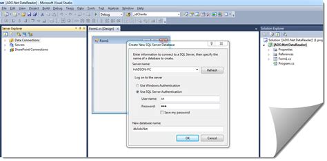 ado recuperar datos con datareader
