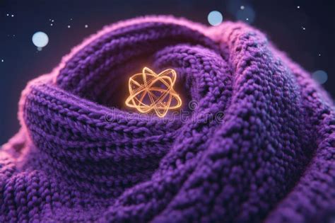 Intricate Illustration Of Atomic Arrangement With Kaleidoscopic Patterns And Extraterrestrial