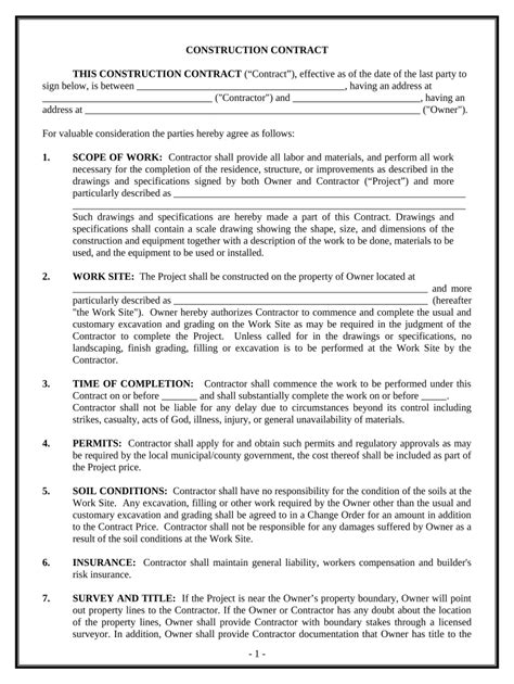 Cost Plus Contract Example Fill Out And Sign Online Dochub