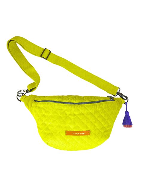 Midi Bauchtasche Aus Grünem Samt Knallgrüne Bum Bag Bauchtasche Für
