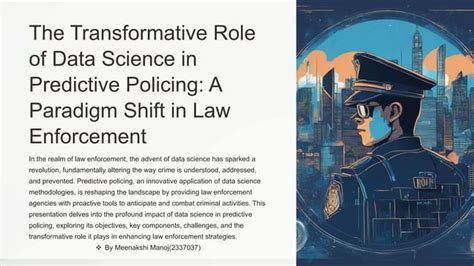 Application Of Data Science In Predictive Policing Pptx