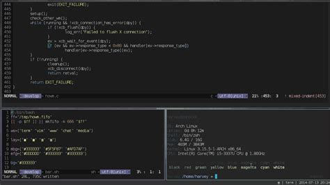 github harveyhunt howm a lightweight x11 tiling window manager that