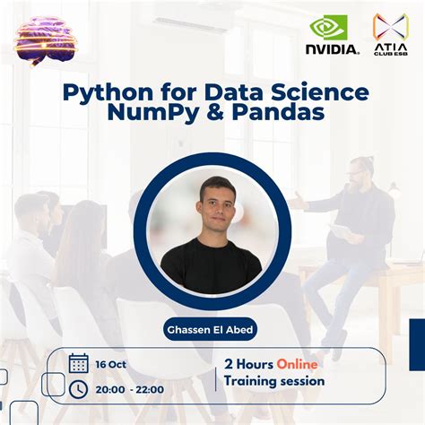 atia club esb on linkedin pythonfordatascience numpy pandas