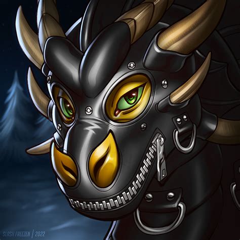 Rule 34 1 1 2022 Ambiguous Gender Artist Name Black Mask Bondage Bondage Bound Dated Dragon