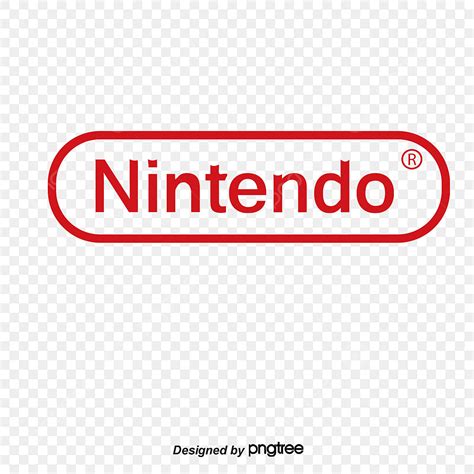 Nintendo Logo Vector Png Dibujos Logo Elementos Logo Rojo Vector Png