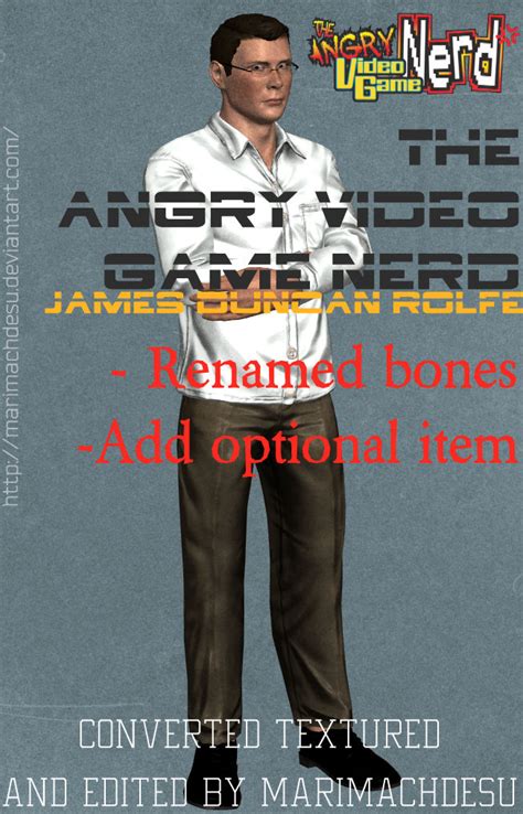 The Angry Video Game Nerd James Duncan Rolfe By Marimachdesu On Deviantart