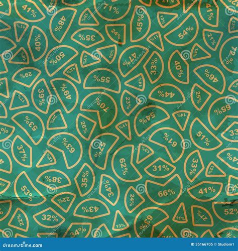 Statistic Symbols Seamless Pattern Stock Vector Illustration Of Number Account 35166705