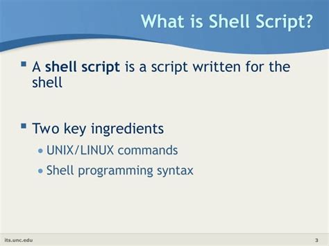 Introduction To Shell Scripting Ppt