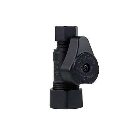 Brasscraft 1 2 Nom Compression Inlet X 3 8 Od Comp Outlet 1 4 Turn