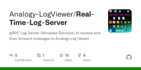 Github Analogy Logviewerreal Time Log Server Grpc Log Server
