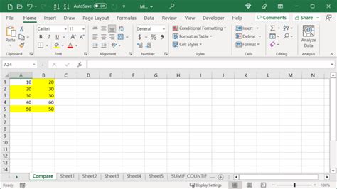 How To Compare Two Columns In Microsoft Excel