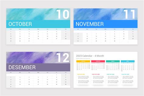 2023 Calendar Powerpoint Template Nulivo Market