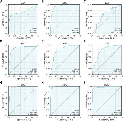 Estimated Roc Curve For Determining The Diagnostic Value Based On