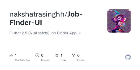 GitHub Nakshatrasinghh Job Finder UI Flutter Null Safety Job Finder App UI
