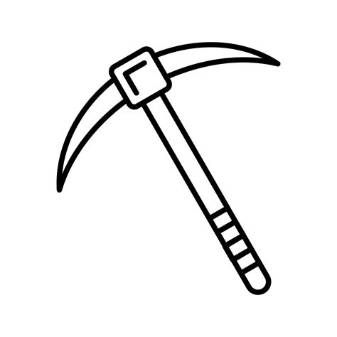 Pickaxe Vector Icon 12528667 Vector Art At Vecteezy