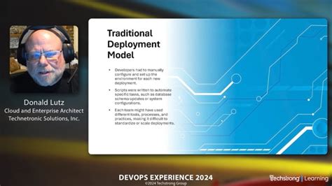 Donald Lutz Platform Engineering And The Internal Developer Platform