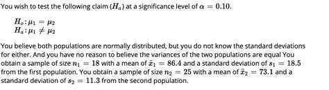 Solved 1 A What Is The Test Statistic For This Sample B Chegg Com