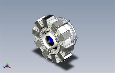 钢铁侠反应堆parasolid模型图纸下载 懒石网