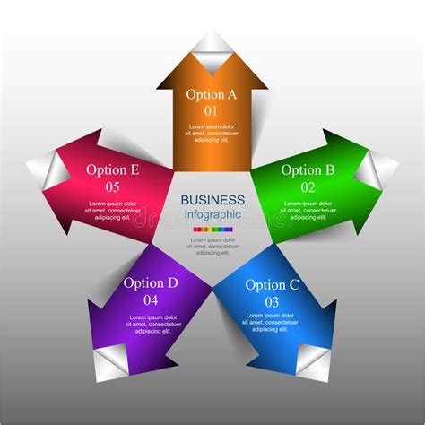 Vector Arrows Infographic Stock Vector Illustration Of Layout 126512905