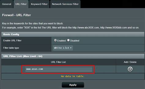 Wireless Router How To Set Up The Url Filter B Republic Of