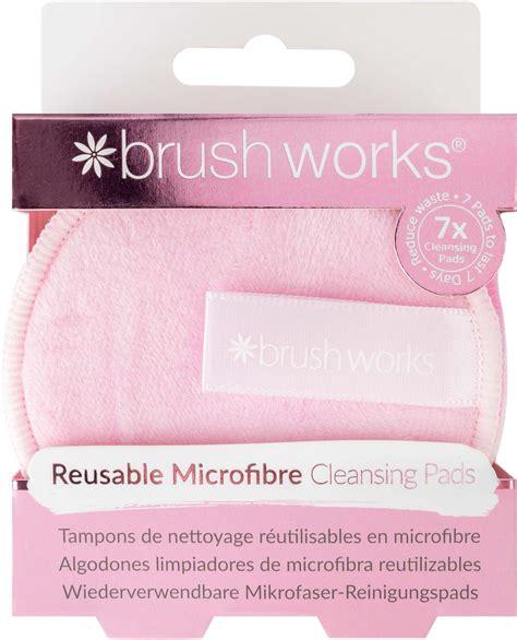 Brushworks Reusable Microfibre Cleansing Pads 7 Pcs