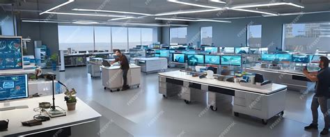 Premium Photo An Innovative Entrepreneur In A Nanotechnology Lab Transforming Materials Science