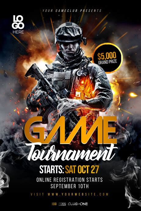 Game Tournament Template Postermywall