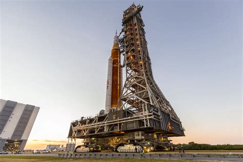 NASAs Most Powerful Rocket Moved To Launch Pad For First Time