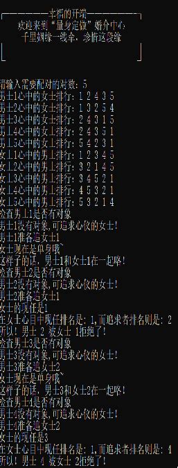 婚姻稳定匹配问题稳定婚姻匹配问题 Csdn博客