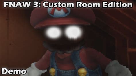A Whole New House To Explore Fnaw 3 Custom Room Edition Demo