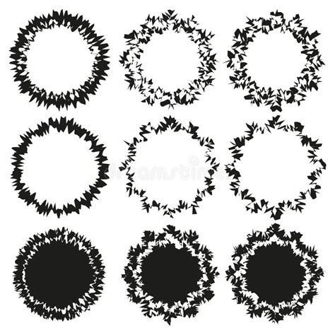 Circle Irregular Vector Stock Illustrations 38297 Circle Irregular