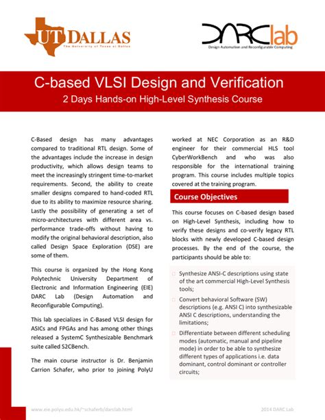 C Based VLSI Design Verification Course