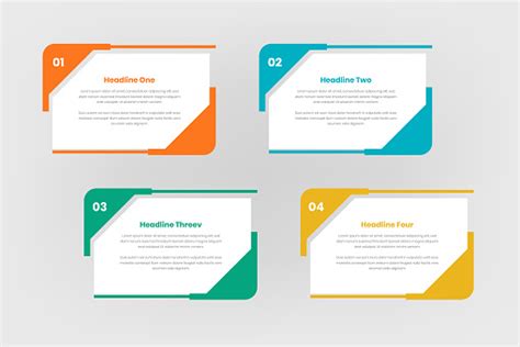 간단한 카드 스타일 최소 단계 인포 그래픽 텍스트 프리젠 테이션 템플릿 0명에 대한 스톡 벡터 아트 및 기타 이미지 0명 개념 개념과 주제 Istock