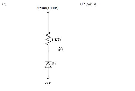 Solved Plot The Input And Output Voltage Wave Form And