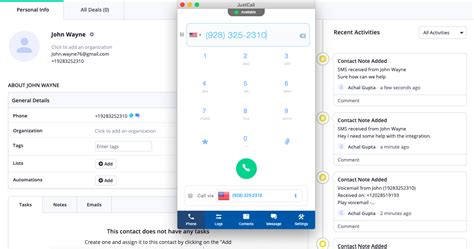 Activecampaign Justcall Integration Justcall Cloud Phone System