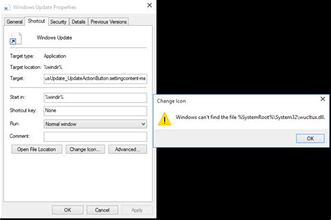 create windows update shortcut in windows 10 tutorials