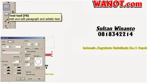 How To Creat Name Card With CorelDraw Coreldraw Tutorial New Simple
