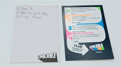 Linkee Party Game Rules Explained With Pictures Geeky Hobbies