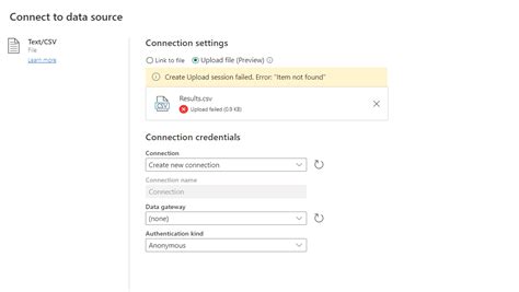 Does Anyone Have Issue Creating Dataflow By Upload Microsoft Fabric Community