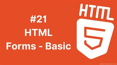 HTML Forms Basic