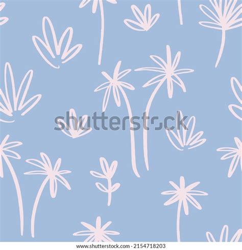 palm tree vector seamless pattern tropical 库存矢量图（免版税）2154718203 shutterstock