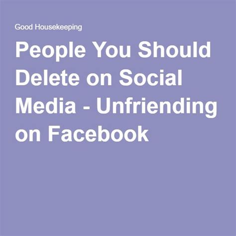 Friends You Should Delete From Facebook Unfriended On Facebook Delete Facebook Unfriend