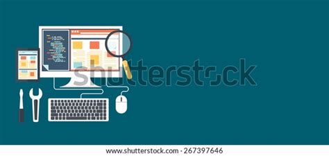 Software Development Workflow Process Coding Testing Stock Illustration