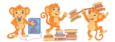 Monkey Character For English Learning App On Behance