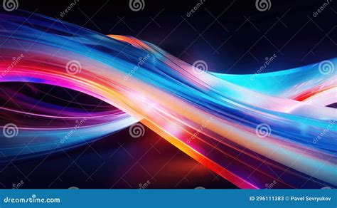 Abstract Light Motion Trails Stock Illustration Illustration Of Exposure Power