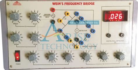 Analog Digital Weins Frequency Bridge Trainer For Laboratory Model Namenumber At 1304 At Rs