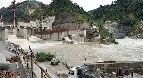 Protests Erupt At Gerukamukh Over Nhpc Project